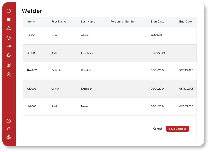 Welding Management Software | Weld-Console | Prometheus Group