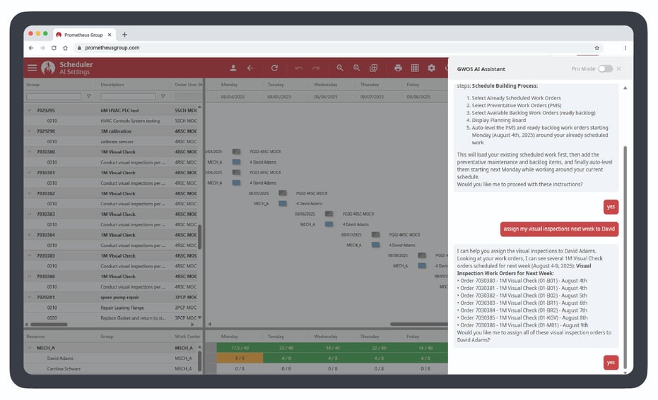 Planning & Scheduling for Oracle | Prometheus Group