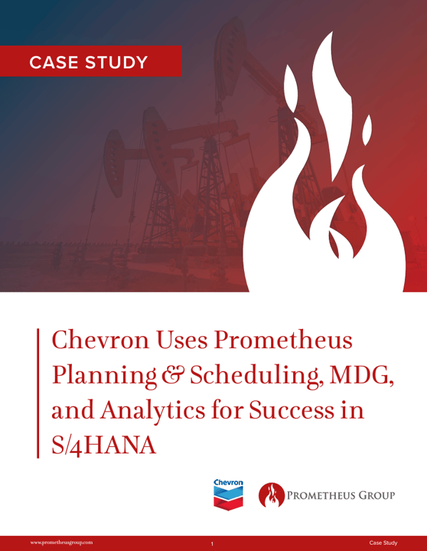 Chevron Uses Prometheus Planning & Scheduling, MDG, and Analytics for ...