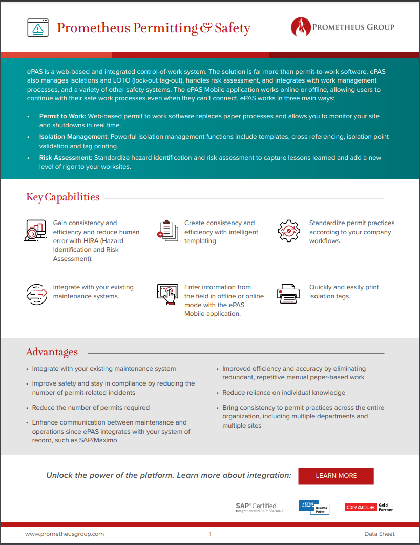 Permitting and Safety | Prometheus Group