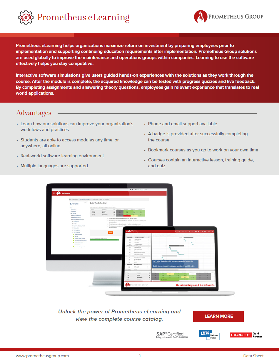 Prometheus eLearning Overview | Prometheus Group