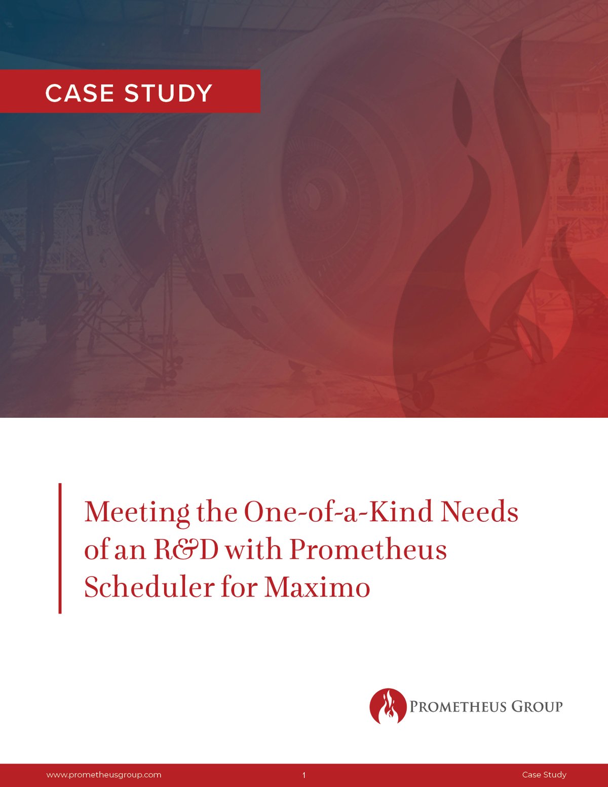 R&D Facility with Prometheus Scheduler for Maximo Case Study