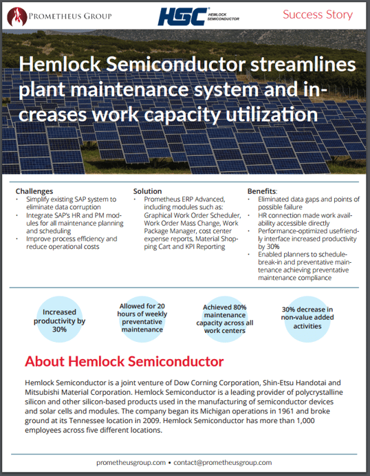 Success Story: Hemlock Semiconductor