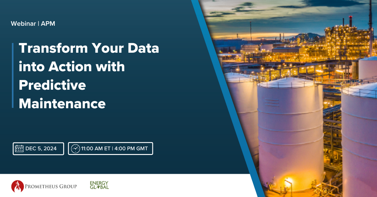 Transform Your Data into Action with Predictive Maintenance Webinar